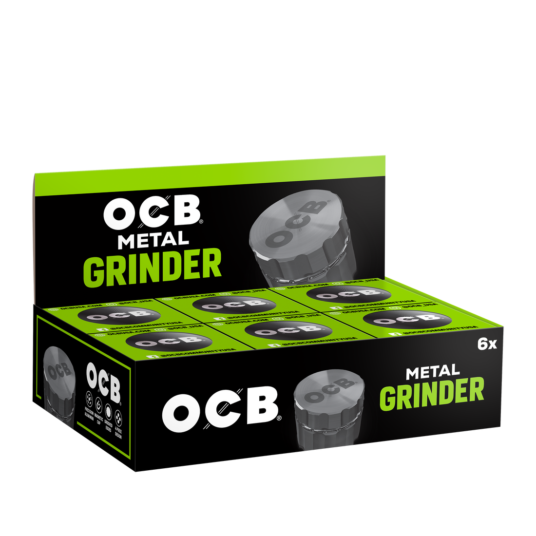Metal Grinder, Display – OCB USA Rolling Paper Store