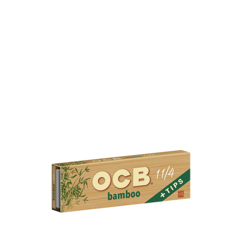 Bamboo 1¼ Rolling Papers + Tips – OCB USA Rolling Paper Store