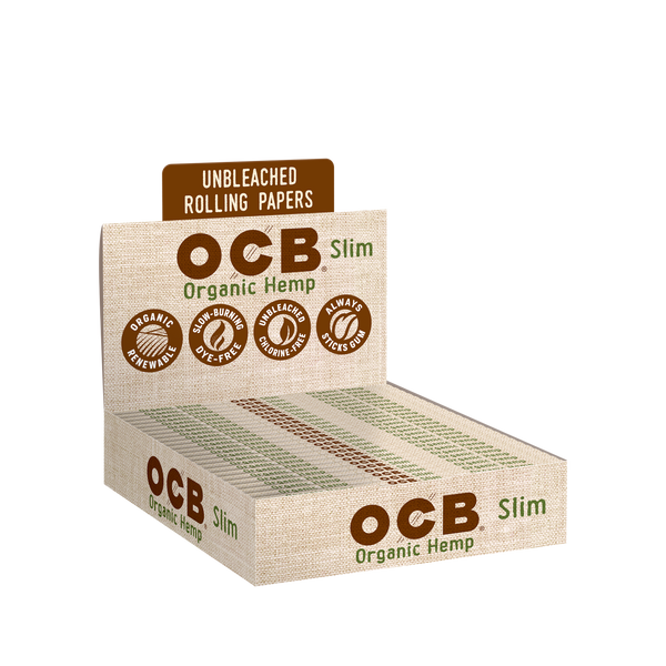 Organic Hemp Slim Rolling Papers – OCB USA Rolling Paper Store