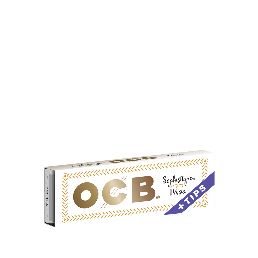 Sophistique® 1¼ Rolling Papers + Tips, Booklet – OCB USA Rolling Paper ...