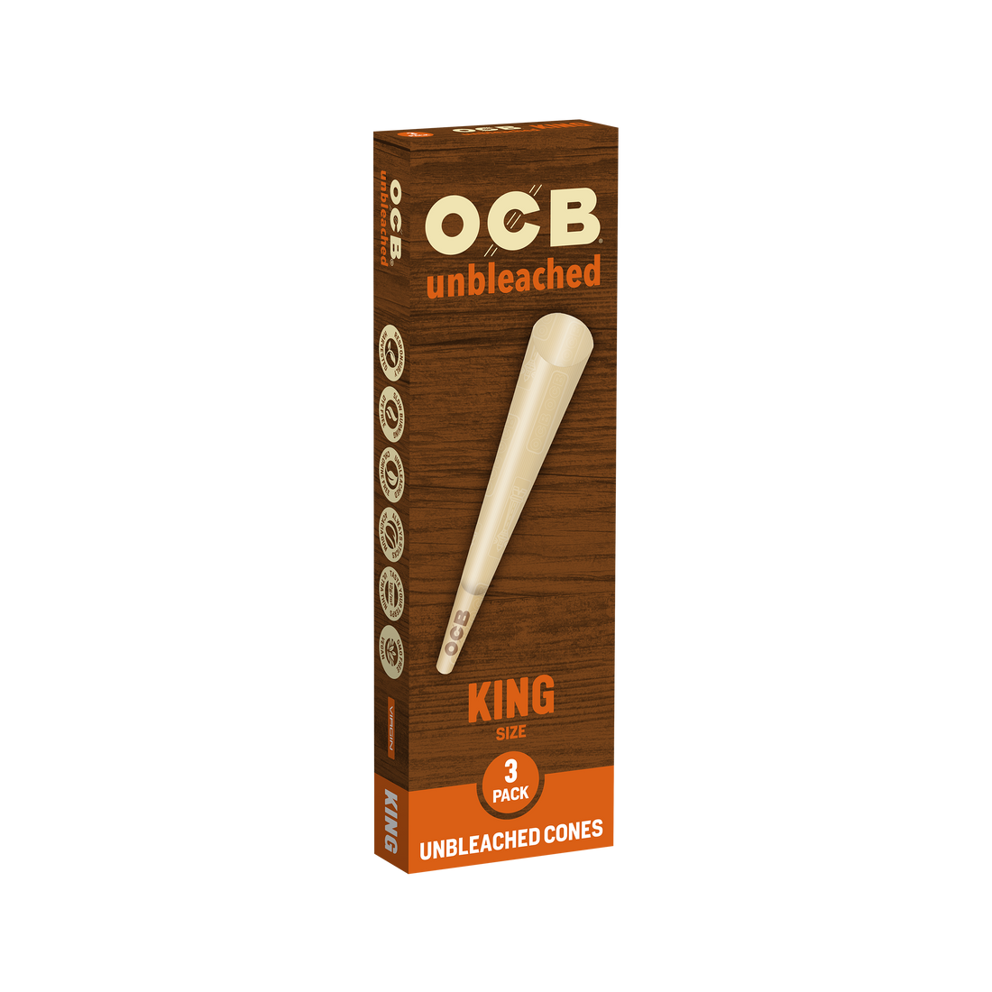 Unbleached King Cones – OCB USA Rolling Paper Store