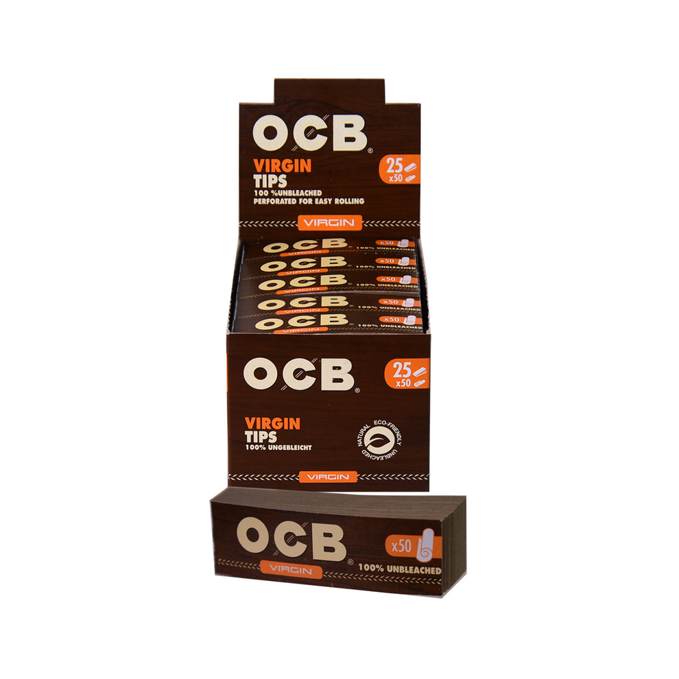 Unbleached Flat Paper Tips – OCB USA Rolling Paper Store